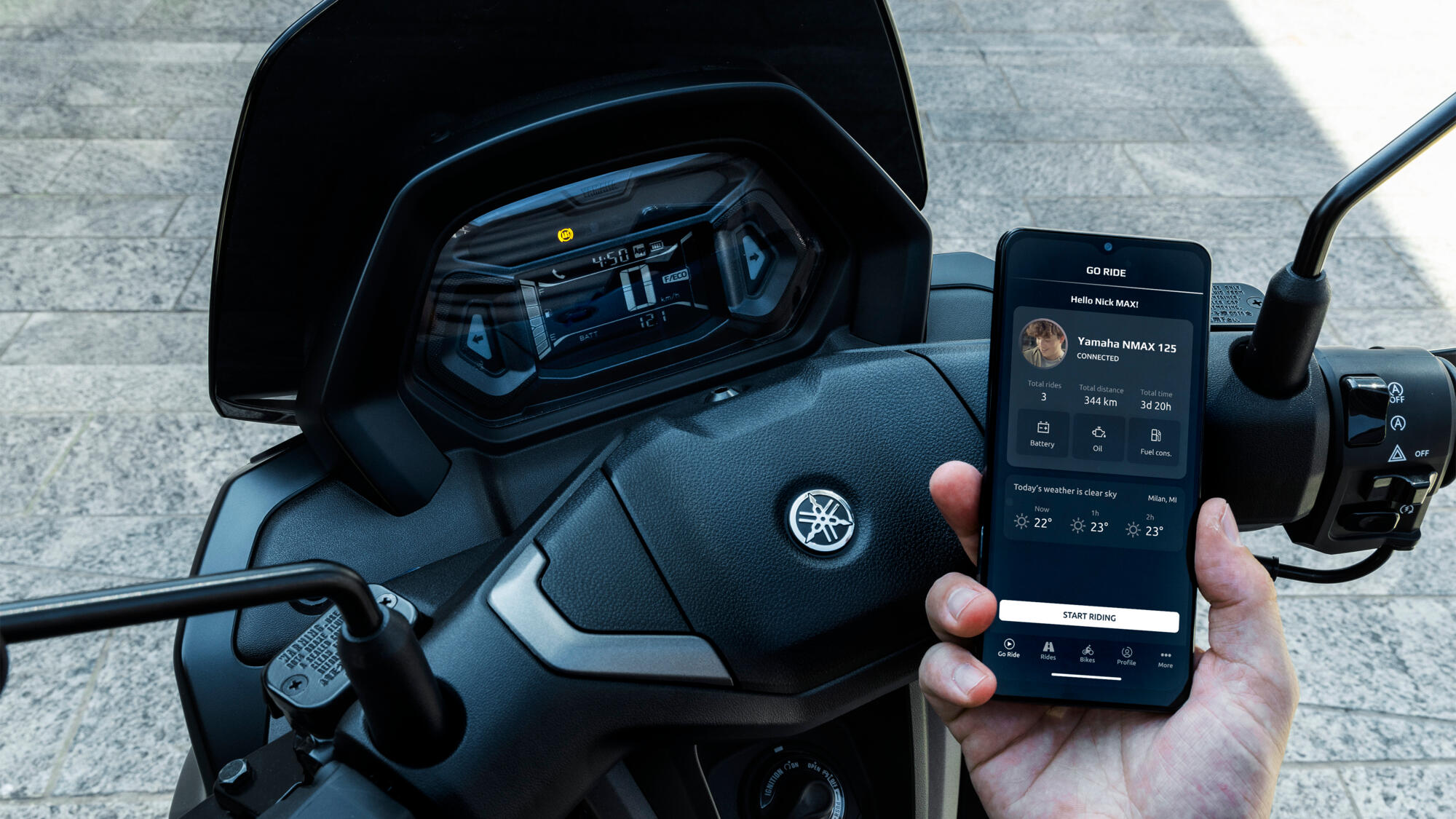 YAMAHA NMAX 125cc - Wheel Rent a Scooter